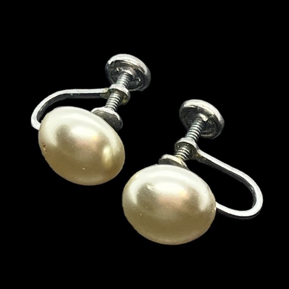 Marvella | Jewelry | Vintage Art Deco Mcm Sterling Silver Marvella Faux ...